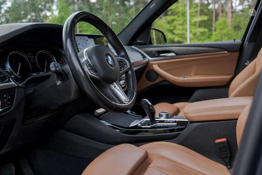 Blue BMW X3 2018 in Vilnius, with an engine capacity of 2.00 L and mileage of 170 thousand km for 23000 €, photo 13 on AUTOMOTO.COM.LV