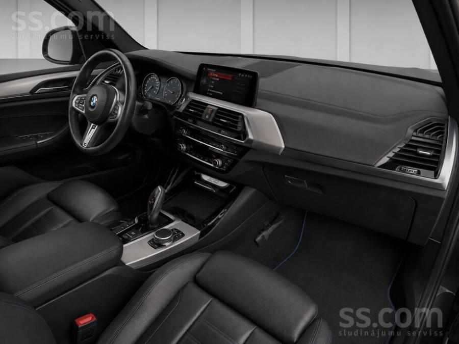 Blue BMW X3 2018 in Jelgava, with an engine capacity of 2.00 L and mileage of 210 thousand km for 23900 €, photo 4 on AUTOMOTO.COM.LV