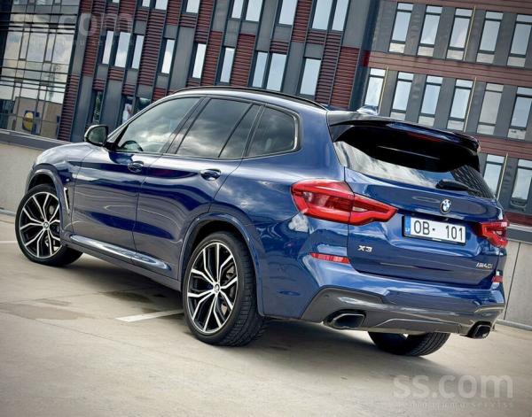 Zils BMW X3 2018 Rīga, ar dzinēja tilpumu 3.00 L un nobraukumu 195 tūkst. km par 29499 €, foto 1 vietnē AUTOMOTO.COM.LV