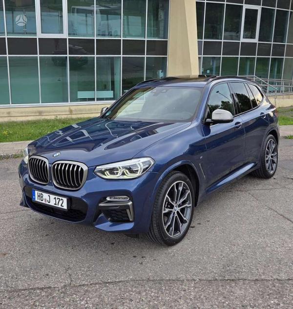 Blue BMW X3 2018 in Elektrenai, with an engine capacity of 3.00 L and mileage of 209 thousand km for 26500 €, photo 2 on AUTOMOTO.COM.LV