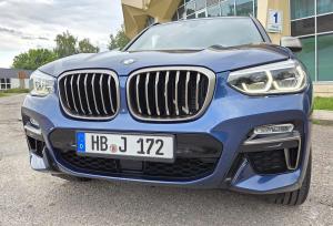 Синий БМВ Х3 2018 в Электренай, объемом двигателя 3.00 л и пробегом 209 тыс. км за 26500 €, фото 9 на AUTOMOTO.COM.LV