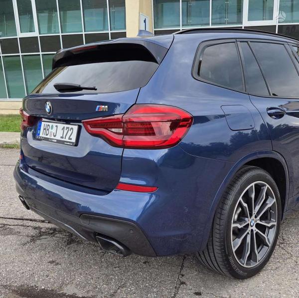 Blue BMW X3 2018 in Elektrenai, with an engine capacity of 3.00 L and mileage of 209 thousand km for 26500 €, photo 10 on AUTOMOTO.COM.LV