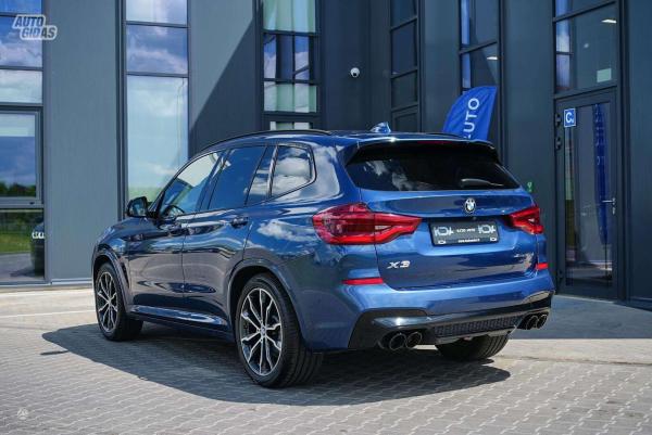 Blue BMW X3 2018 in Kaunas, with an engine capacity of 3.00 L and mileage of 93 thousand km for 26450 €, photo 8 on AUTOMOTO.COM.LV