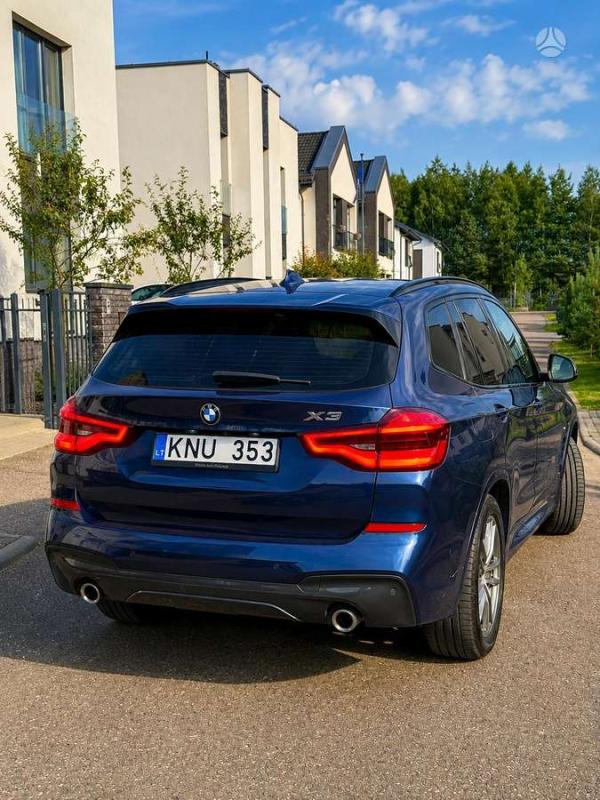 Blue BMW X3 2018 in Vilnius, with an engine capacity of 2.00 L and mileage of 225 thousand km for 23900 €, photo 2 on AUTOMOTO.COM.LV