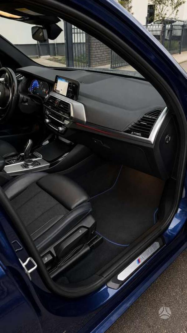 Blue BMW X3 2018 in Vilnius, with an engine capacity of 2.00 L and mileage of 225 thousand km for 23900 €, photo 10 on AUTOMOTO.COM.LV