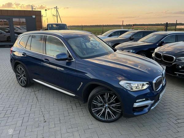 Blue BMW X3 2018 in Kaunas, with an engine capacity of 2.99 L and mileage of 399 thousand km for 17999 €, photo 6 on AUTOMOTO.COM.LV