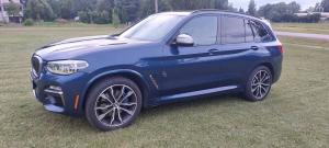 Blue BMW X3 2018 in Kaunas, with an engine capacity of 3.00 L and mileage of 250 thousand km for 24700 €, photo 4 on AUTOMOTO.COM.LV