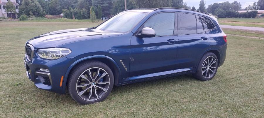 Blue BMW X3 2018 in Kaunas, with an engine capacity of 3.00 L and mileage of 250 thousand km for 24700 €, photo 4 on AUTOMOTO.COM.LV