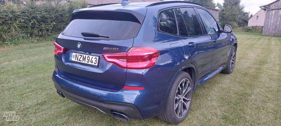 Blue BMW X3 2018 in Kaunas, with an engine capacity of 3.00 L and mileage of 250 thousand km for 24700 €, photo 6 on AUTOMOTO.COM.LV