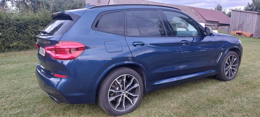 Blue BMW X3 2018 in Kaunas, with an engine capacity of 3.00 L and mileage of 250 thousand km for 24700 €, photo 7 on AUTOMOTO.COM.LV