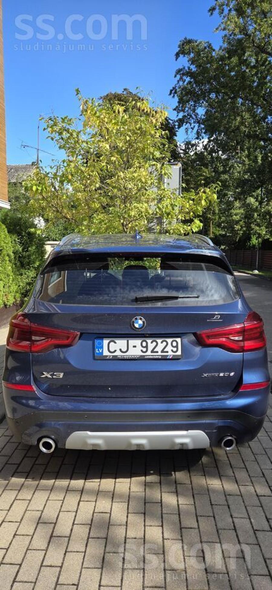 Zils BMW X3 2018 Rīga, ar dzinēja tilpumu 2.00 L un nobraukumu 77 tūkst. km par 23000 €, foto 4 vietnē AUTOMOTO.COM.LV