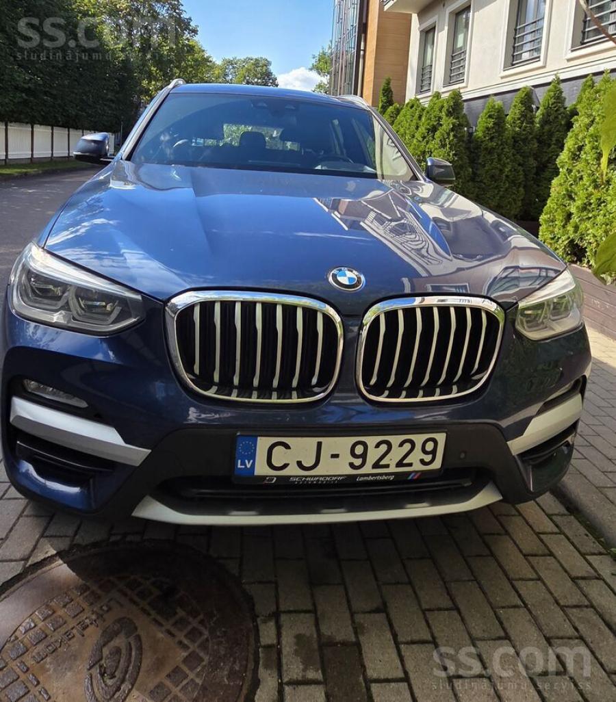 Zils BMW X3 2018 Rīga, ar dzinēja tilpumu 2.00 L un nobraukumu 77 tūkst. km par 23000 €, foto 7 vietnē AUTOMOTO.COM.LV