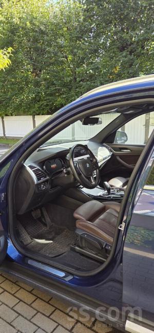 Zils BMW X3 2018 Rīga, ar dzinēja tilpumu 2.00 L un nobraukumu 77 tūkst. km par 23000 €, foto 8 vietnē AUTOMOTO.COM.LV