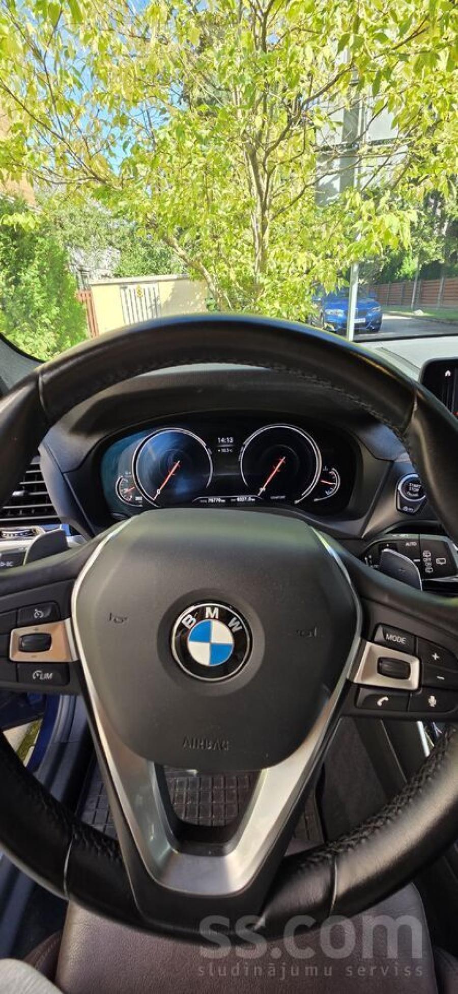 Zils BMW X3 2018 Rīga, ar dzinēja tilpumu 2.00 L un nobraukumu 77 tūkst. km par 23000 €, foto 16 vietnē AUTOMOTO.COM.LV