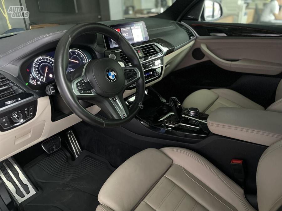 Blue BMW X3 2019 in Klaipeda, with an engine capacity of 3.00 L and mileage of 163 thousand km for 29991 €, photo 12 on AUTOMOTO.COM.LV