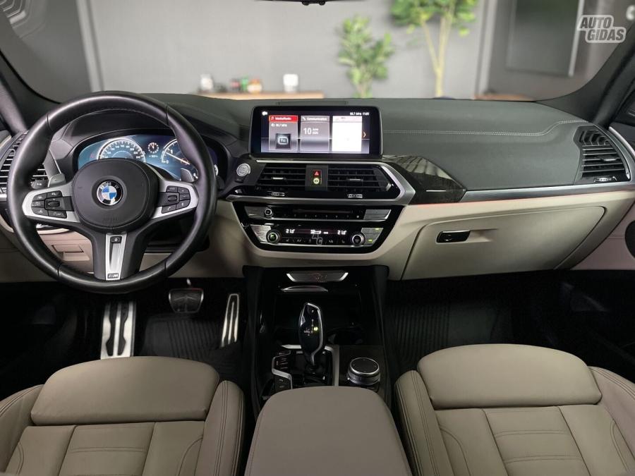 Blue BMW X3 2019 in Klaipeda, with an engine capacity of 3.00 L and mileage of 163 thousand km for 29991 €, photo 13 on AUTOMOTO.COM.LV