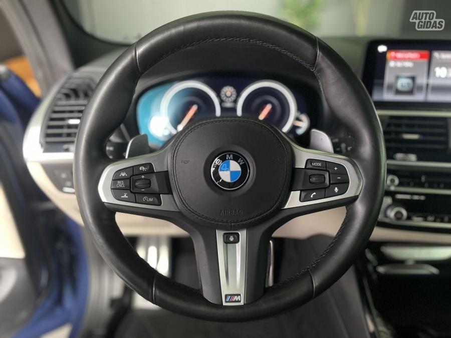 Blue BMW X3 2019 in Klaipeda, with an engine capacity of 3.00 L and mileage of 163 thousand km for 29991 €, photo 15 on AUTOMOTO.COM.LV