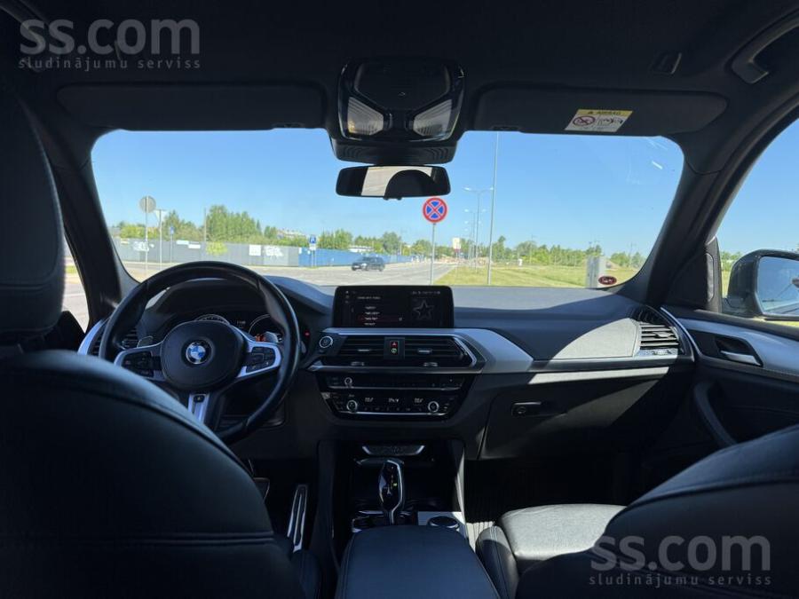 Blue BMW X3 2019 in Riga, with an engine capacity of 2.00 L and mileage of 119 thousand km for 25000 €, photo 6 on AUTOMOTO.COM.LV