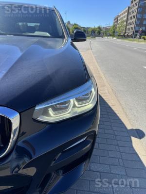 Blue BMW X3 2019 in Riga, with an engine capacity of 2.00 L and mileage of 119 thousand km for 25000 €, photo 12 on AUTOMOTO.COM.LV