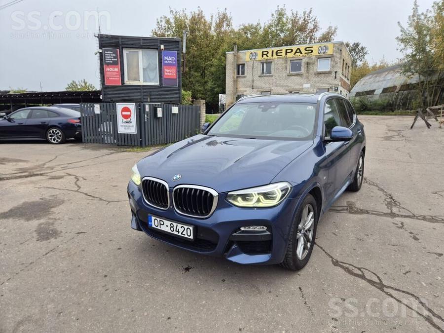 Zils BMW X3 2019 Rīga, ar dzinēja tilpumu 3.00 L un nobraukumu 229 tūkst. km par 23990 €, foto 1 vietnē AUTOMOTO.COM.LV