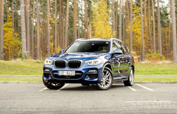 Zils BMW X3 2019 Rīga, ar dzinēja tilpumu 3.00 L un nobraukumu 229 tūkst. km par 23990 €, foto  vietnē AUTOMOTO.COM.LV