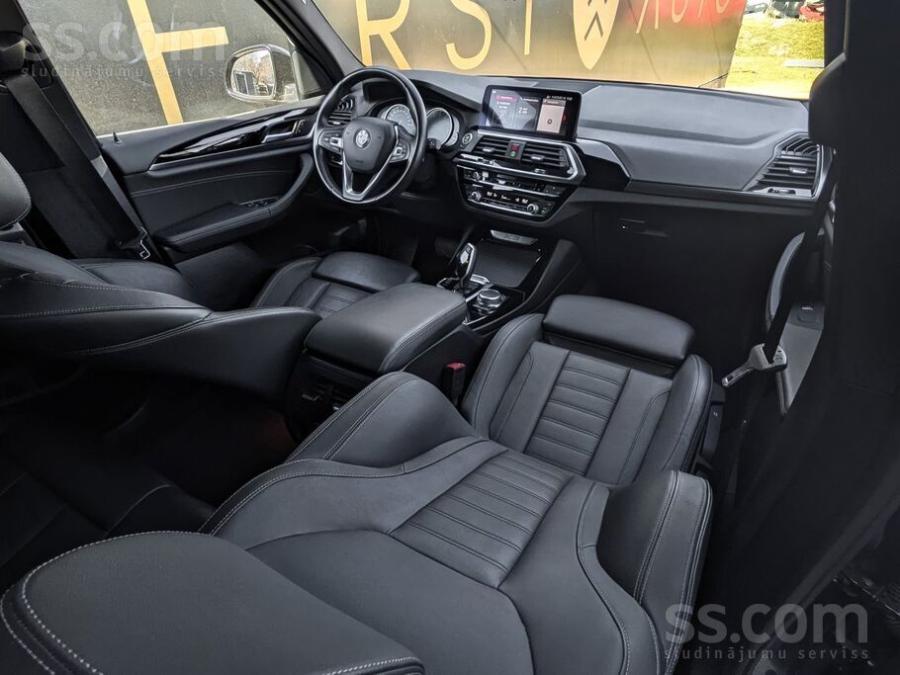 Blue BMW X3 2020 in Tukums, with an engine capacity of 1.60 L and mileage of 191 thousand km for 21990 €, photo 6 on AUTOMOTO.COM.LV
