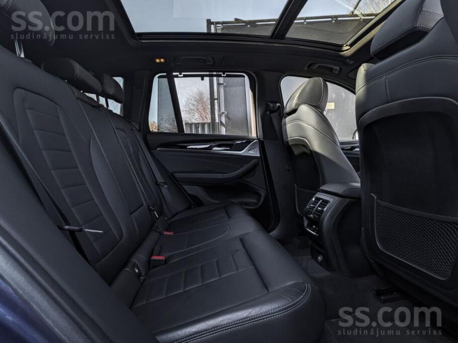 Blue BMW X3 2020 in Tukums, with an engine capacity of 1.60 L and mileage of 191 thousand km for 21990 €, photo 9 on AUTOMOTO.COM.LV