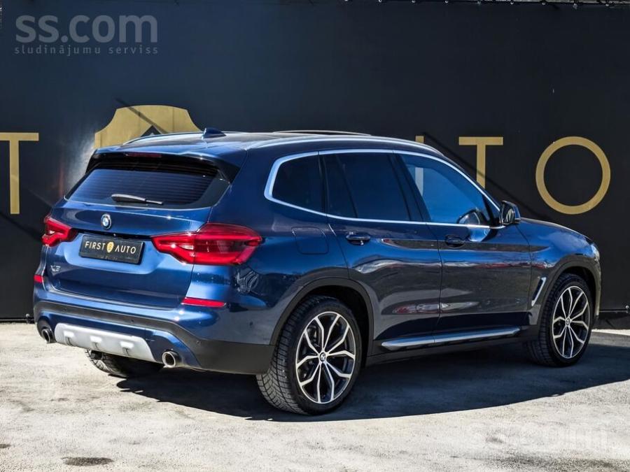 Blue BMW X3 2020 in Tukums, with an engine capacity of 1.60 L and mileage of 191 thousand km for 21990 €, photo 28 on AUTOMOTO.COM.LV