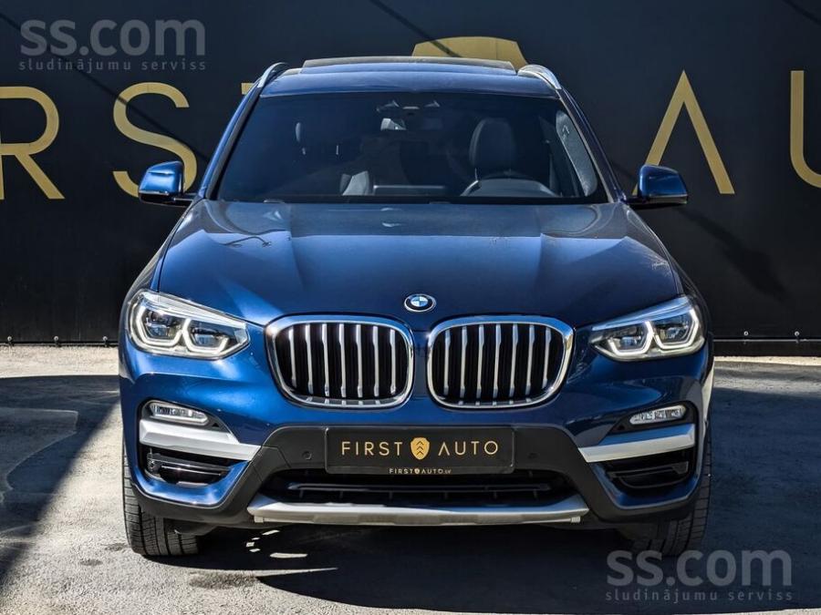 Blue BMW X3 2020 in Tukums, with an engine capacity of 1.60 L and mileage of 191 thousand km for 21990 €, photo 30 on AUTOMOTO.COM.LV