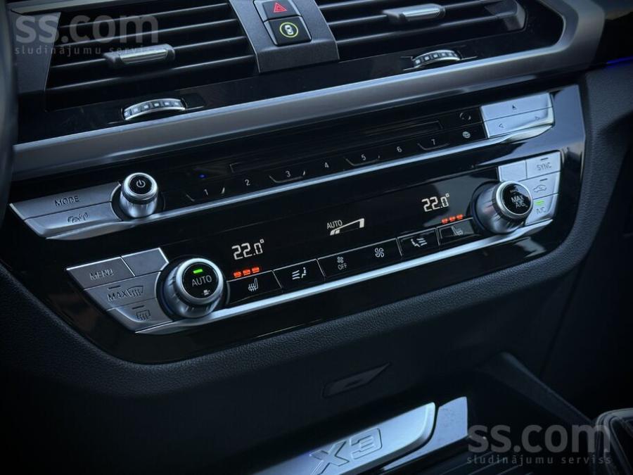 Zils BMW X3 2020 Tukums, ar dzinēja tilpumu 3.00 L un nobraukumu 220 tūkst. km par 24990 €, foto 17 vietnē AUTOMOTO.COM.LV