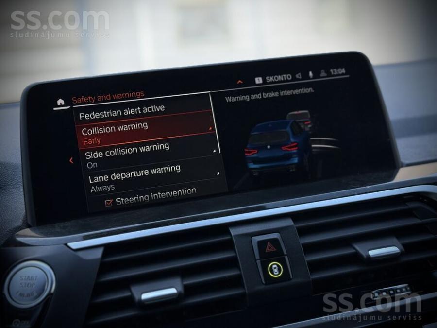 Zils BMW X3 2020 Tukums, ar dzinēja tilpumu 3.00 L un nobraukumu 220 tūkst. km par 24990 €, foto 24 vietnē AUTOMOTO.COM.LV