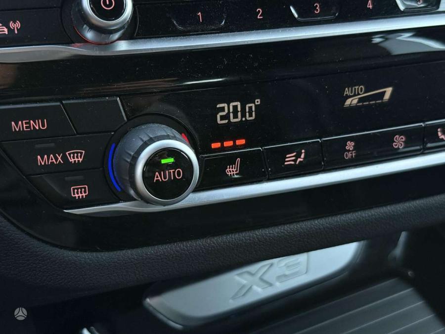 Blue BMW X3 2020 in Taurage, with an engine capacity of 2.00 L and mileage of 201 thousand km for 24500 €, photo 21 on AUTOMOTO.COM.LV