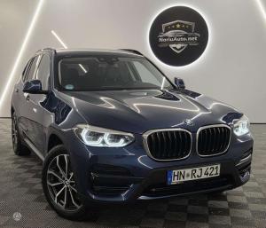 Blue BMW X3 2021 in Marijampole, with an engine capacity of 2.00 L and mileage of 283 thousand km for 22750 €, photo  on AUTOMOTO.COM.LV