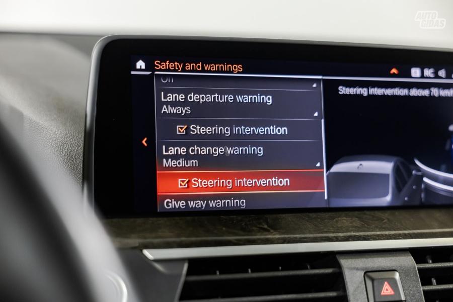 Синий БМВ Х3 2021 в Вильнюс, объемом двигателя 2.00 л и пробегом 164 тыс. км за 31441 €, фото 26 на AUTOMOTO.COM.LV