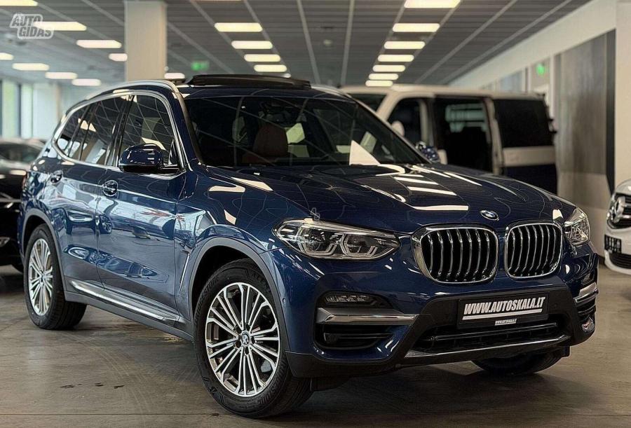 Blue BMW X3 2021 in Klaipeda, with an engine capacity of 2.00 L and mileage of 234 thousand km for 27900 €, photo 1 on AUTOMOTO.COM.LV