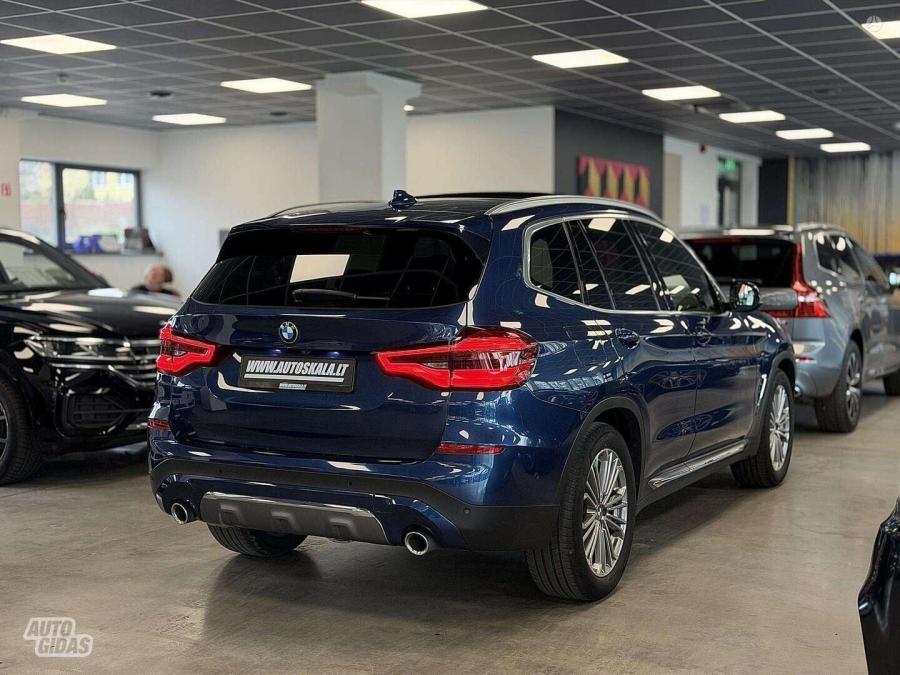 Blue BMW X3 2021 in Klaipeda, with an engine capacity of 2.00 L and mileage of 234 thousand km for 27900 €, photo 6 on AUTOMOTO.COM.LV