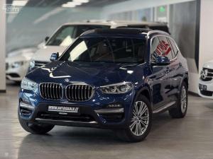 Blue BMW X3 2021 in Klaipeda, with an engine capacity of 2.00 L and mileage of 234 thousand km for 27900 €, photo 7 on AUTOMOTO.COM.LV