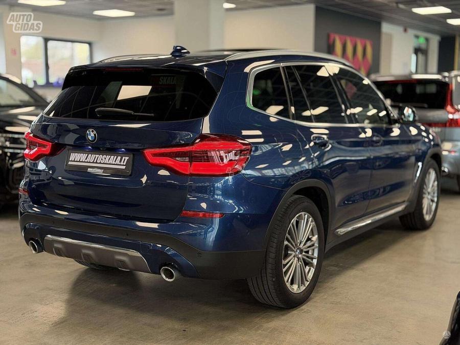 Blue BMW X3 2021 in Klaipeda, with an engine capacity of 2.00 L and mileage of 234 thousand km for 27900 €, photo 18 on AUTOMOTO.COM.LV