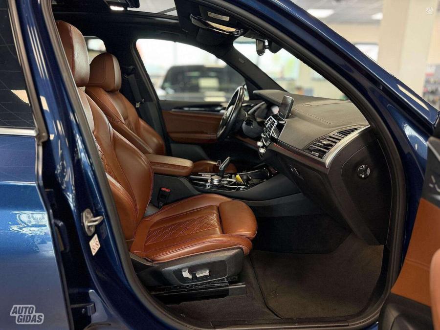 Blue BMW X3 2021 in Klaipeda, with an engine capacity of 2.00 L and mileage of 234 thousand km for 27900 €, photo 27 on AUTOMOTO.COM.LV