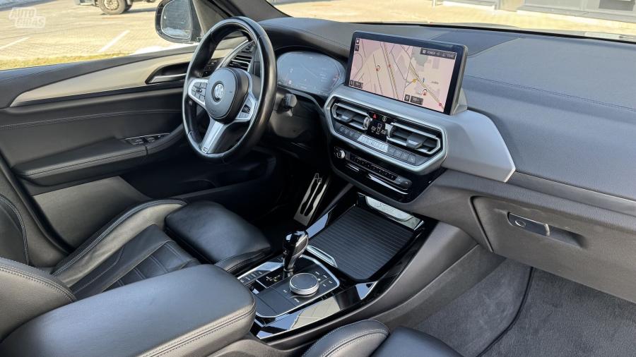Zils BMW X3 2021 Viļņa, ar dzinēja tilpumu 2.00 L un nobraukumu 116 tūkst. km par 34990 €, foto 26 vietnē AUTOMOTO.COM.LV