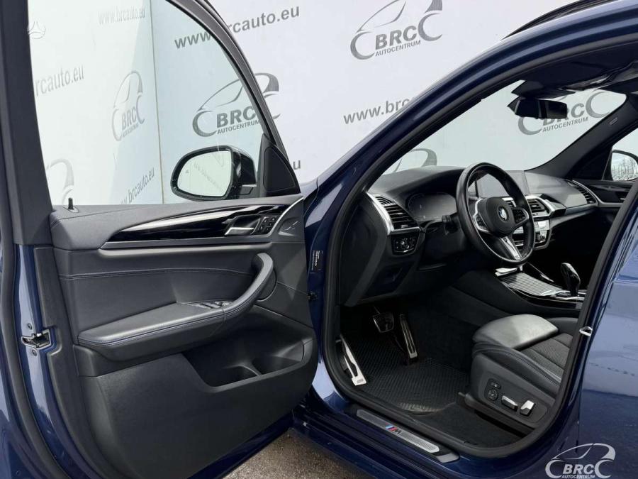Синий БМВ Х3 2021 в Клайпеда, объемом двигателя 2.00 л и пробегом 82 тыс. км за 28900 €, фото 20 на AUTOMOTO.COM.LV