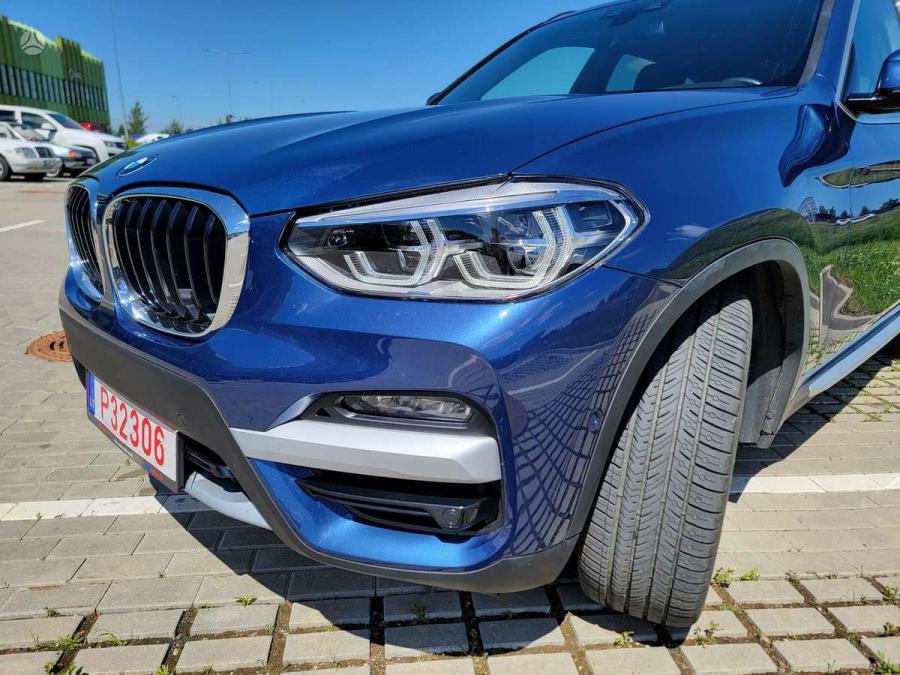 Синий БМВ Х3 2021 в Вильнюс, объемом двигателя 2.00 л и пробегом 58 тыс. км за 29900 €, фото 9 на AUTOMOTO.COM.LV