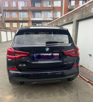 Blue BMW X3 2021 in Utena, with an engine capacity of 2.00 L and mileage of 209 thousand km for 26250 €, photo 7 on AUTOMOTO.COM.LV