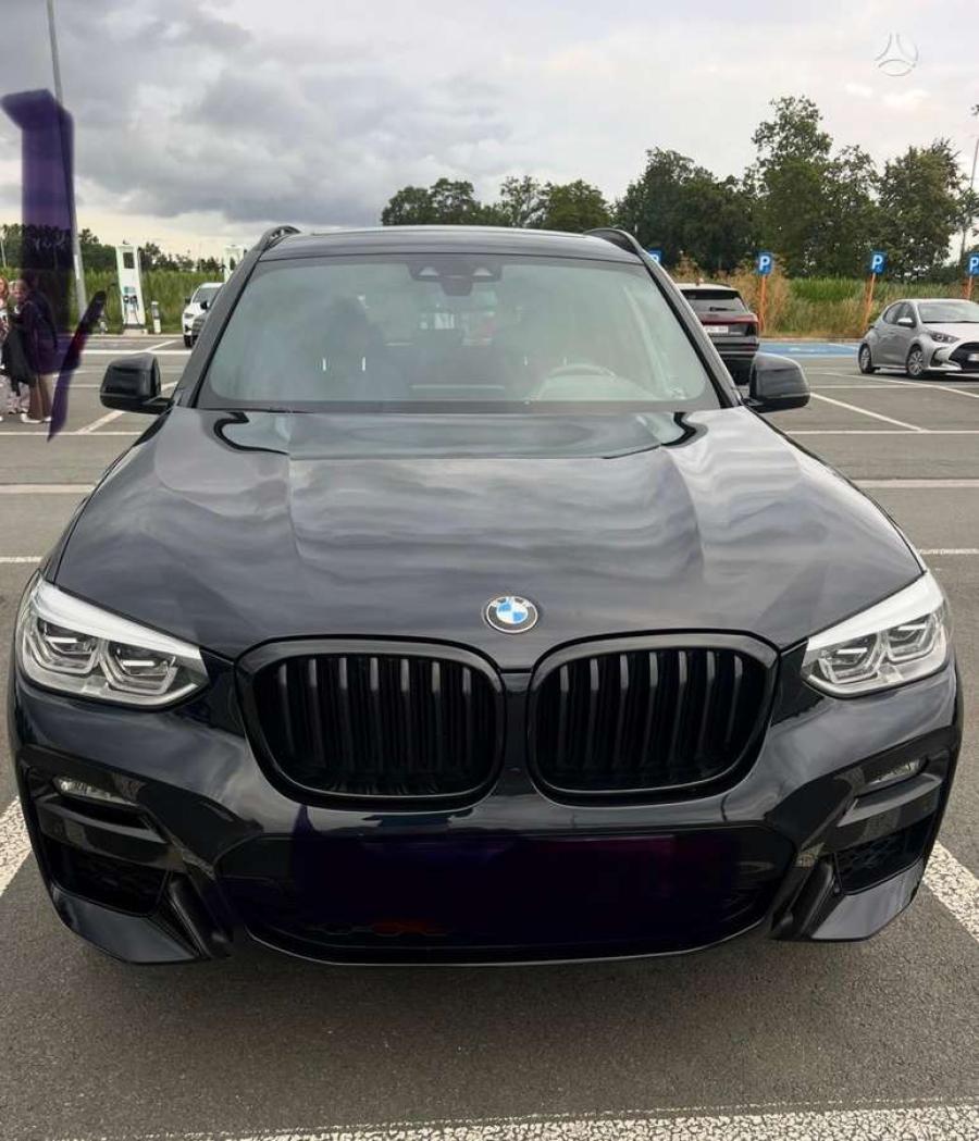 Blue BMW X3 2021 in Utena, with an engine capacity of 2.00 L and mileage of 209 thousand km for 26250 €, photo 8 on AUTOMOTO.COM.LV