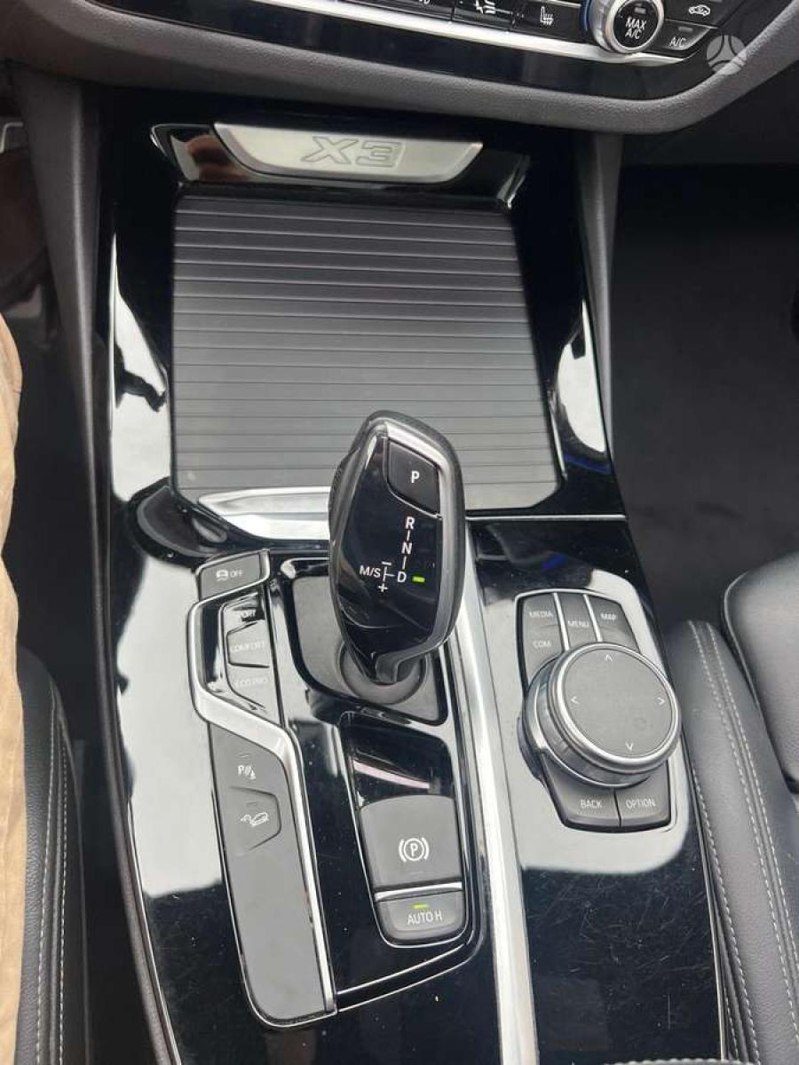 Blue BMW X3 2021 in Utena, with an engine capacity of 2.00 L and mileage of 209 thousand km for 26250 €, photo 10 on AUTOMOTO.COM.LV