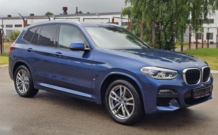 Blue BMW X3 2021 in Rokiskis, with an engine capacity of 2.00 L and mileage of 248 thousand km for 18950 €, photo 6 on AUTOMOTO.COM.LV