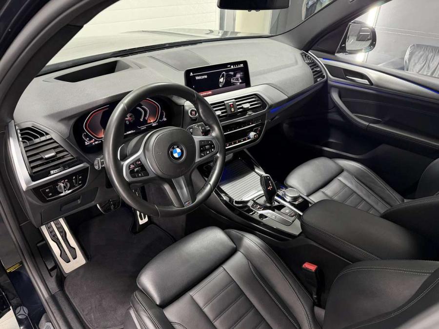 Blue BMW X3 2021 in Utena, with an engine capacity of 2.00 L and mileage of 208 thousand km for 26250 €, photo 6 on AUTOMOTO.COM.LV
