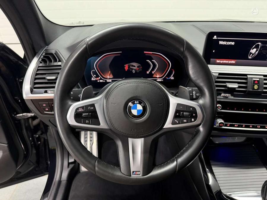 Blue BMW X3 2021 in Utena, with an engine capacity of 2.00 L and mileage of 208 thousand km for 26250 €, photo 7 on AUTOMOTO.COM.LV