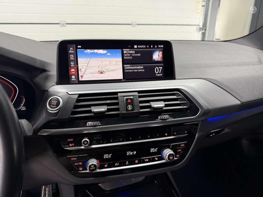 Blue BMW X3 2021 in Utena, with an engine capacity of 2.00 L and mileage of 208 thousand km for 26250 €, photo 13 on AUTOMOTO.COM.LV