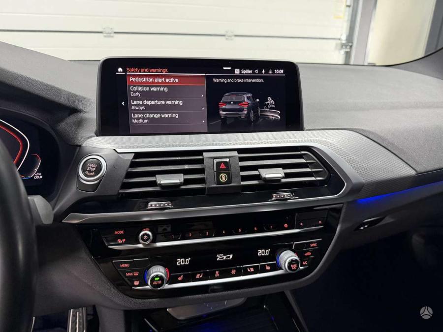 Blue BMW X3 2021 in Utena, with an engine capacity of 2.00 L and mileage of 208 thousand km for 26250 €, photo 16 on AUTOMOTO.COM.LV